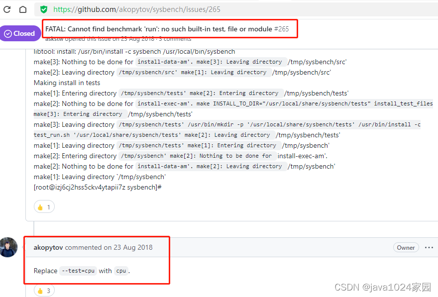 Sysbench错误fatal Cannot Find Benchmark ‘prepare‘ No Such Built In Testfatal Cannot Find