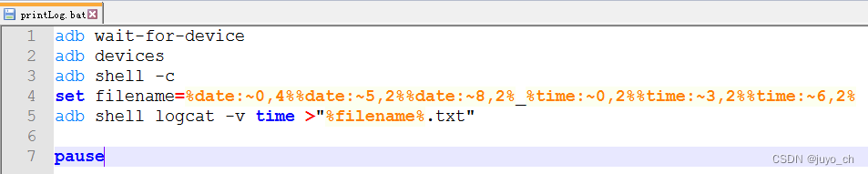 Adb Logcat 抓取日志脚本 Batadb Logcat 抓取日志不停止 Csdn博客