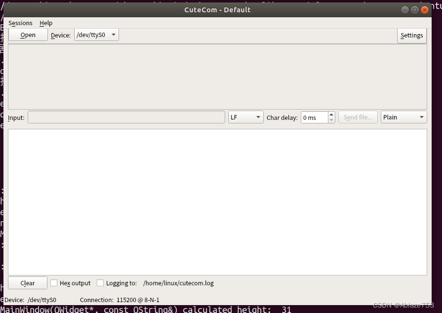 Linux下安装串口调试工具cutecom，及使用方法-CSDN博客