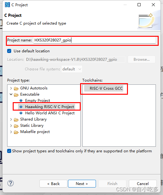 中科昊芯DSP_RISC-V笔记(1)_点亮LED灯_gpatoggle-CSDN博客