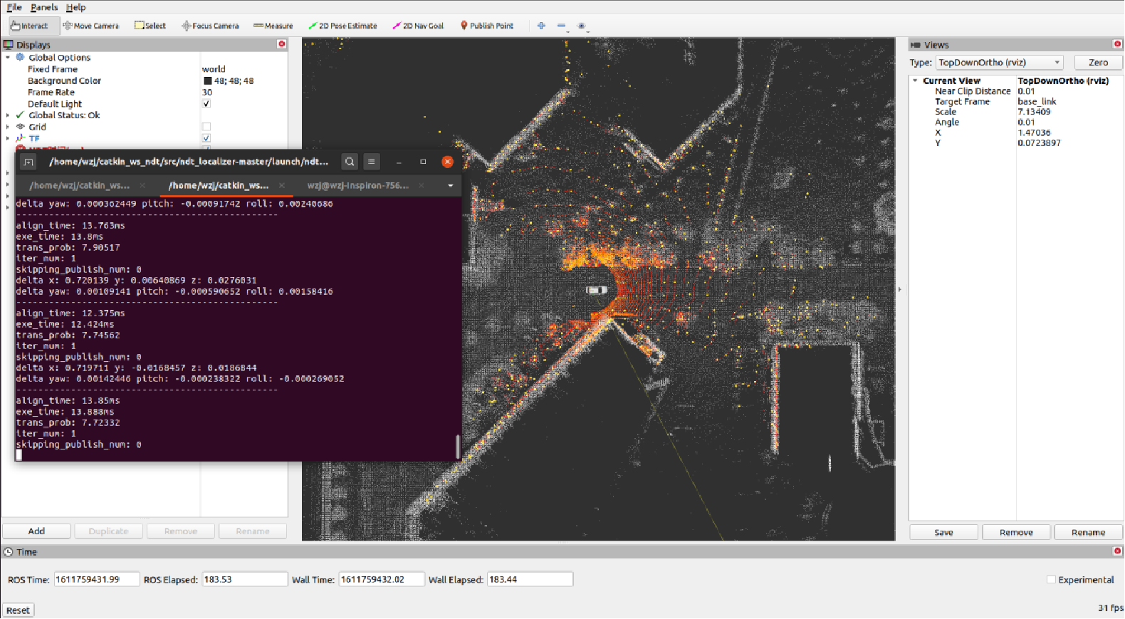 NDT定位实践总结（参数含义及设置）_原始地图和ndt地图-CSDN博客