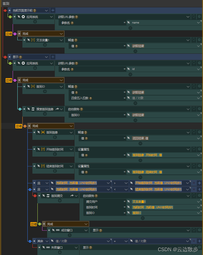 ivx简单实战，多图新手小白速成（1：签到系统）_ivx教程-CSDN博客