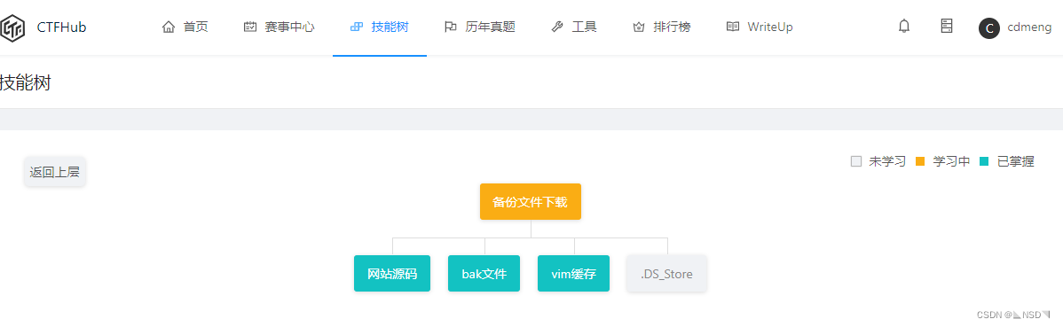 【ctf Hub】【web 信息泄露 备份文件下载 Vim缓存】解题思路 备份文件下载 Vim Csdn博客