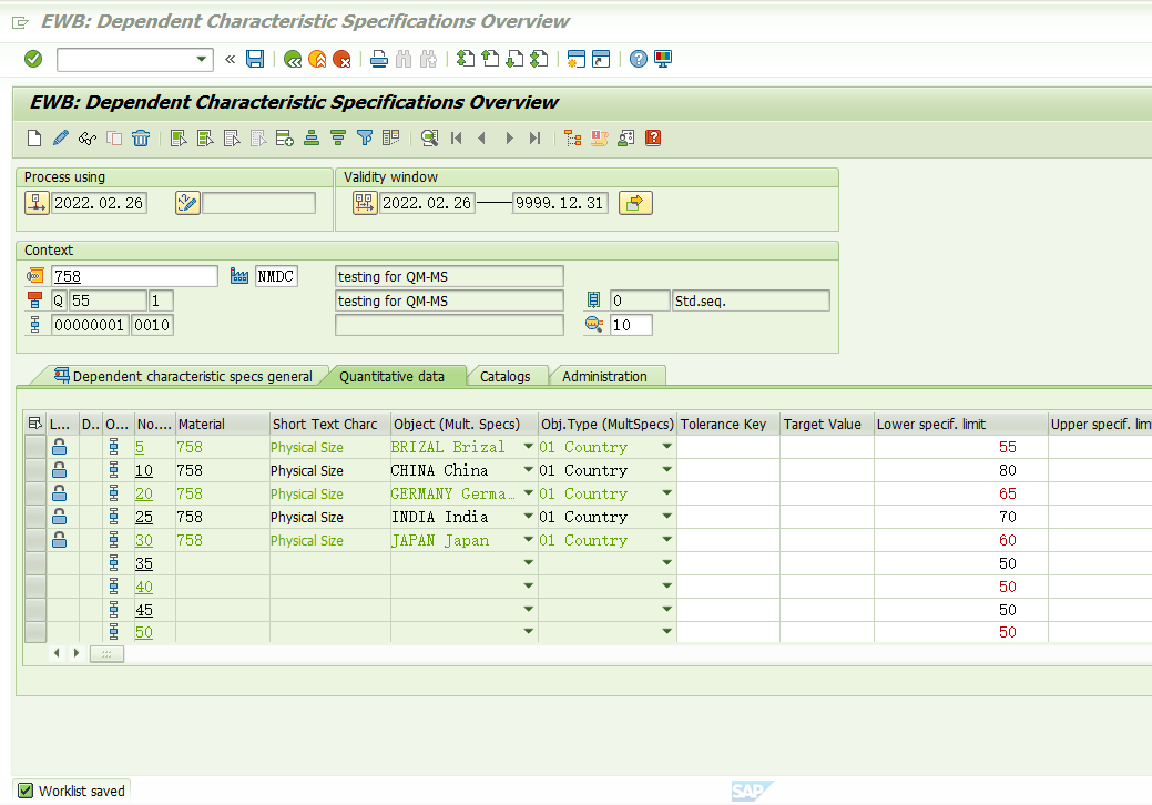 SAP QM Multiple Specifications的使用II_sap cl02的用法-CSDN博客