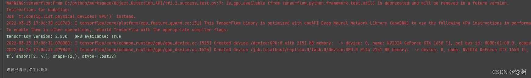 Win10 Python3 7 Tensorflow2 8 Gpu环境配置 在清华镜像中查看tensorflow版本 Csdn博客