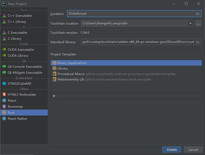 在Windows上搭建Rust开发环境——Clion篇_clion rust-CSDN博客