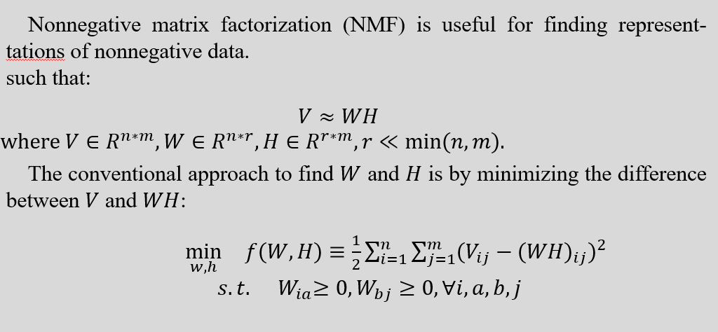 Projected gradient methods for NMF-CSDN博客