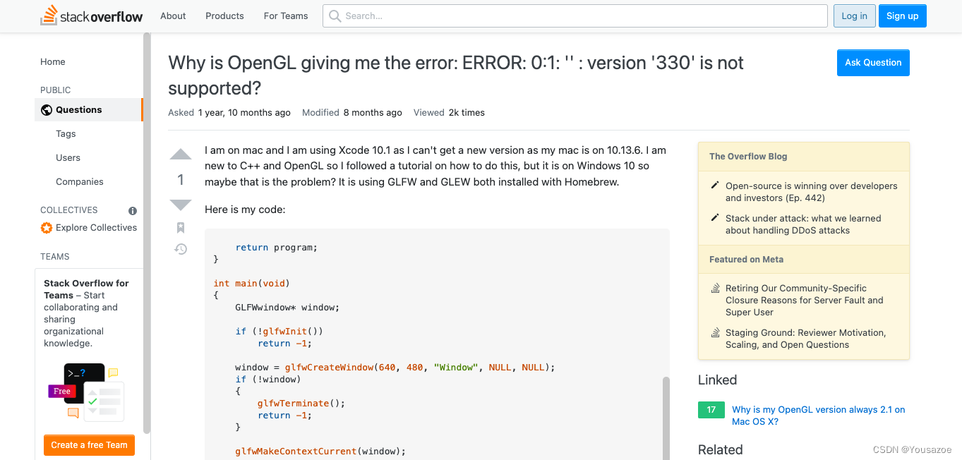 Cherno OpenGL 教程-CSDN博客