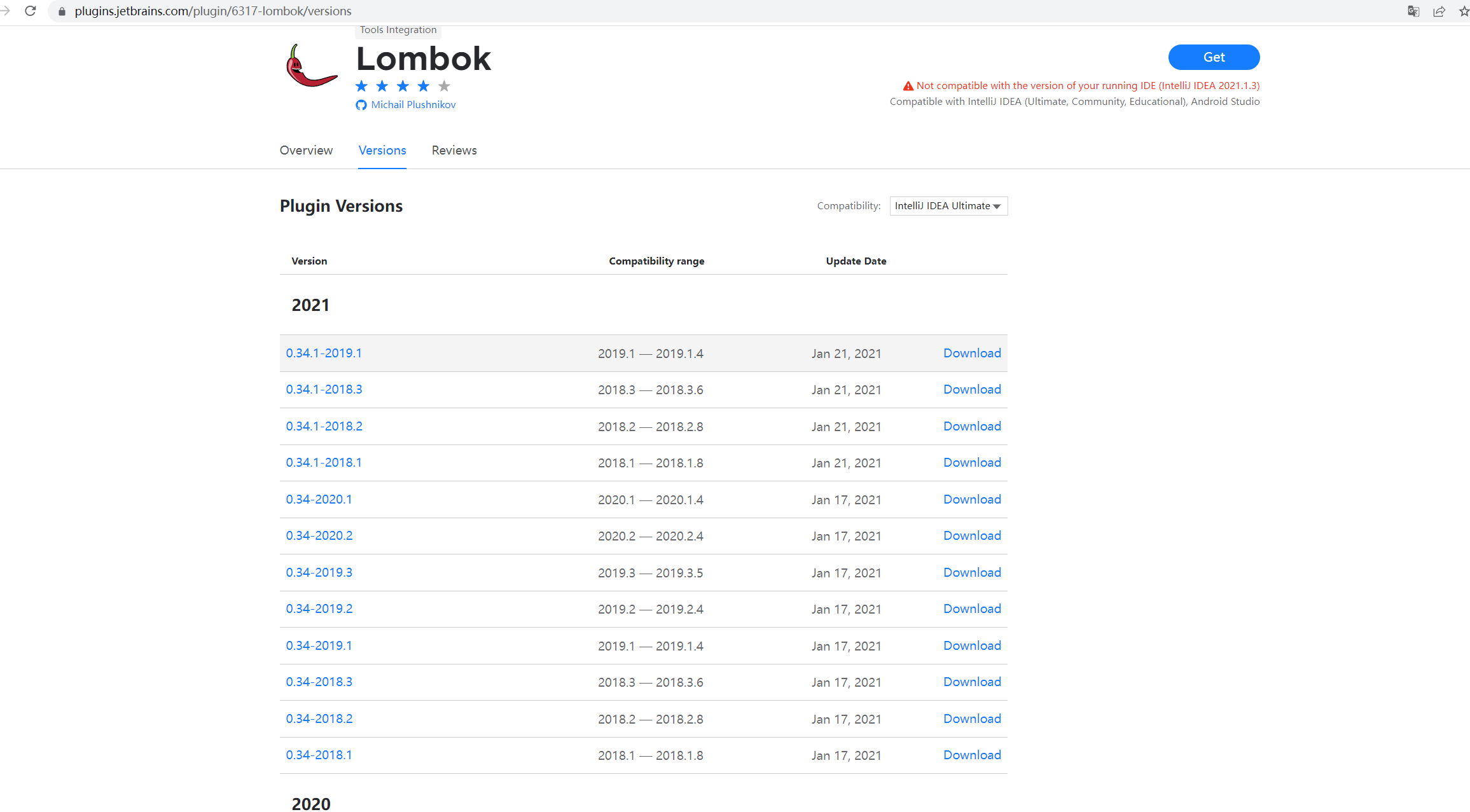 IDEA 2021及以上版本Lombok插件无法安装的问题_idea安装lombook插件失败-CSDN博客