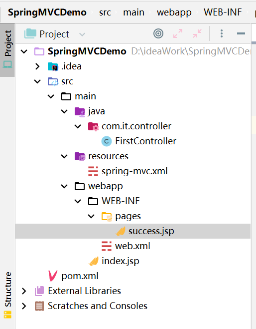idea2021.3创建Spring MVC项目（基于xml配置文件）_idea 创建spring mvc 项目-CSDN博客