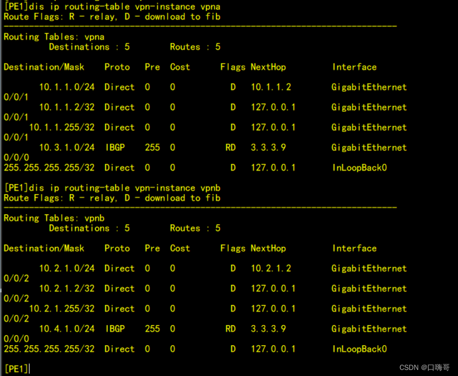 mpls通过BGP实现互通_mpls bgp-CSDN博客