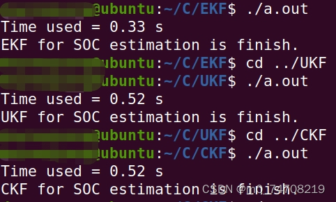 扩展卡尔曼滤波EKF进行锂电池SOC估计的C语言版本实现，和matlab版本一样包含定参和FFRLS两种情况_扩展卡尔曼滤波 soc 磷酸铁锂 c语言-CSDN博客