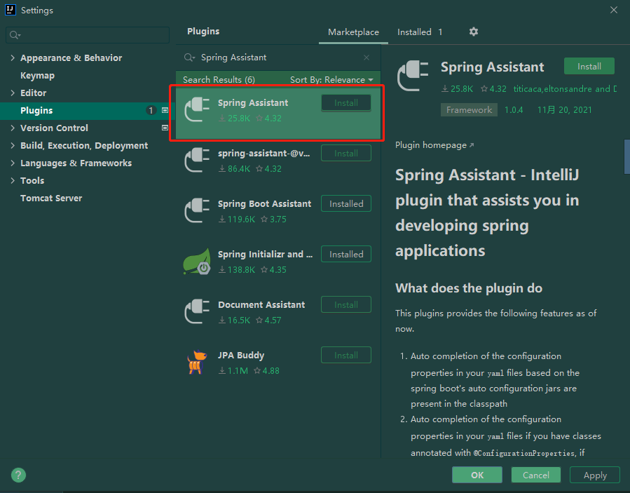 IDEA社区版2021使用插件快速创建SpringBoot项目_idea springboot启动服务插件-CSDN博客