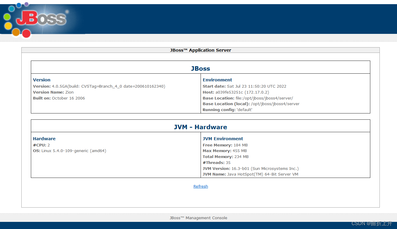 Jboss弱口令Getshell复现_jboss后台密码存储位置-CSDN博客