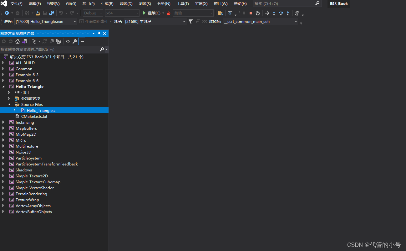 在Windows10平台使用VS2019搭建OpenGL ES开发环境_opengl es window安装-CSDN博客