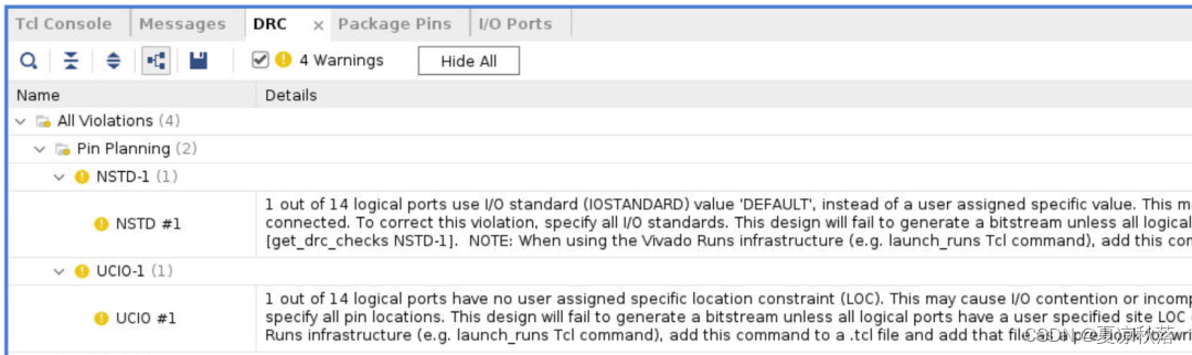 [vivado]FPGA管脚约束问题导致生成bit时报错 如何在不重新Implentation情况下生成bit？_生成bitstream报错 vivado-CSDN博客