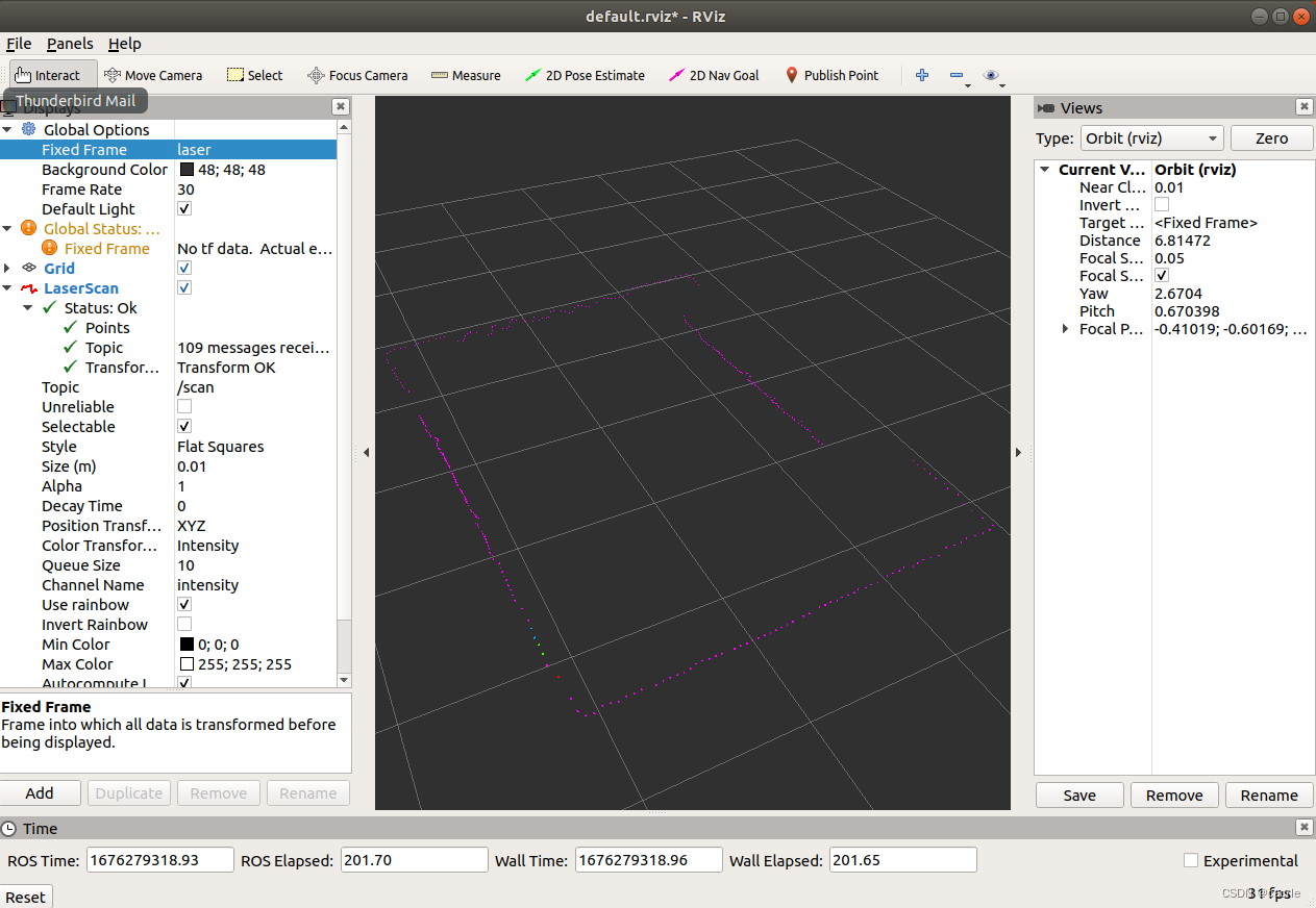ROS开发之如何将树莓派采集的雷达、IMU数据在虚拟机rviz中显示？_ros2 虚拟机rviz2连接树莓派-CSDN博客