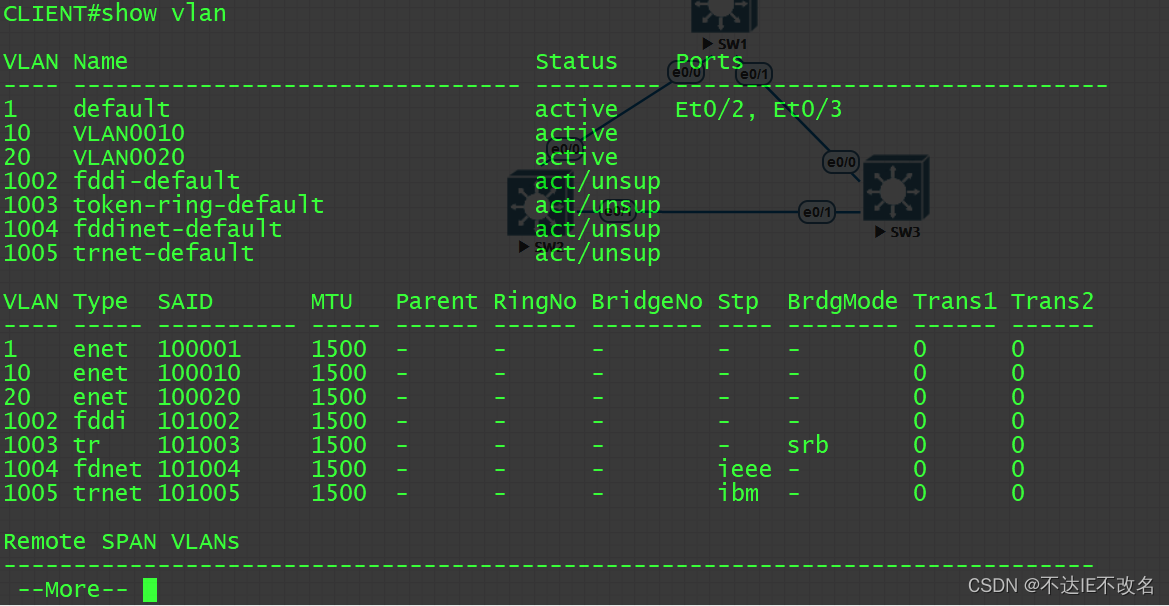 VTP的简单应用和配置_vtp配置-CSDN博客