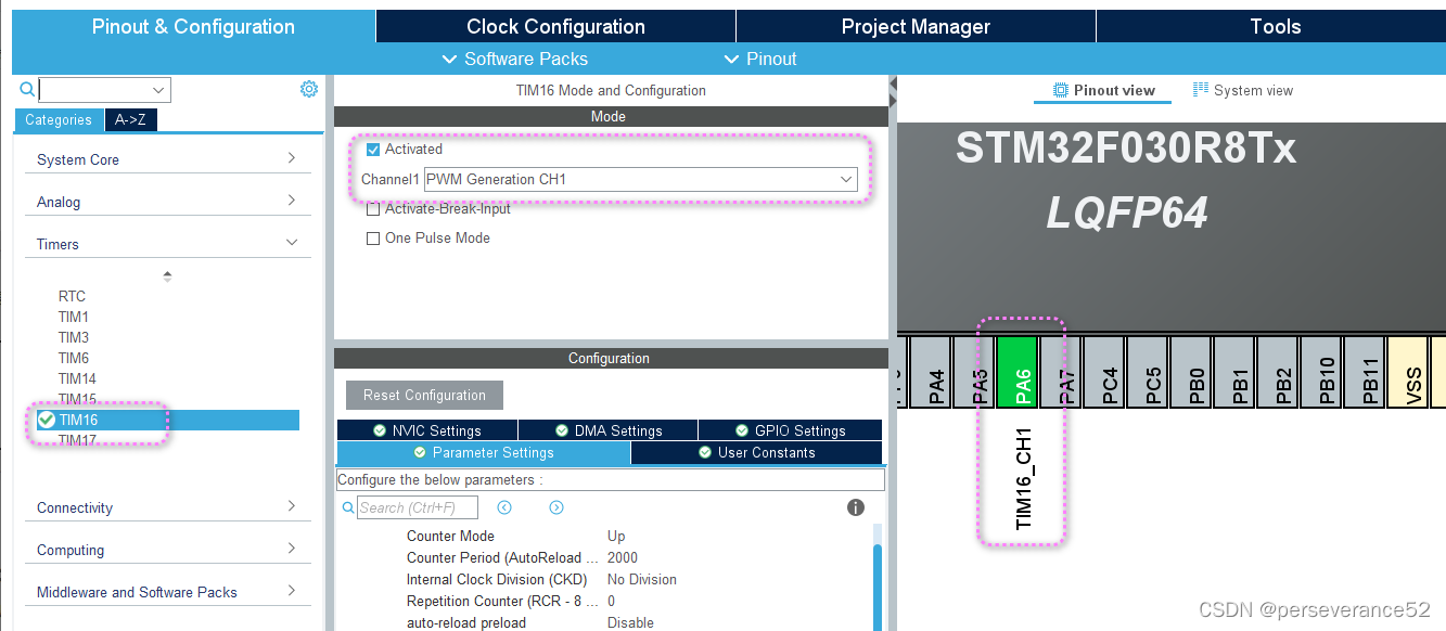 Air001 TIM16通用定时器作PWM输出和延时使用配置方法_air001数据手册-CSDN博客