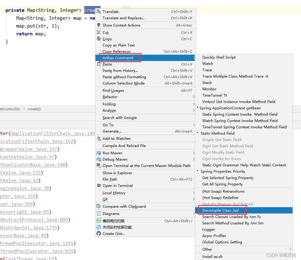 Arthas 使用（track、watch、jad）_arthas jad-CSDN博客