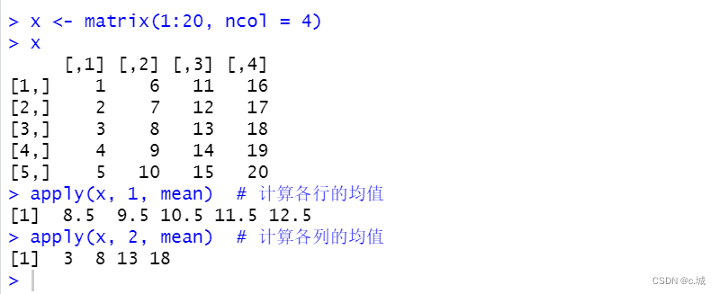 R语言——运算函数r语言计算函数 Csdn博客 