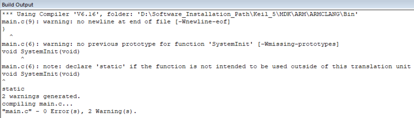 MDK中编译报错 Error: L6218E: Undefined symbol SystemInit (referred from startup_cmsdk_cm0.o)._l6218e ...