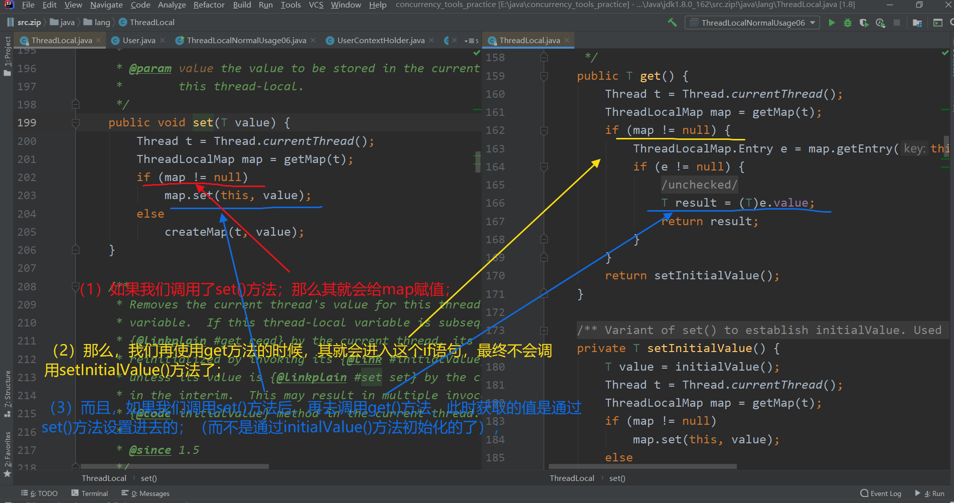 ThreadLocal 5：ThreadLocal的主要方法，简介；（initialValue()；get()；set()；remove()；）_threadlocal ...