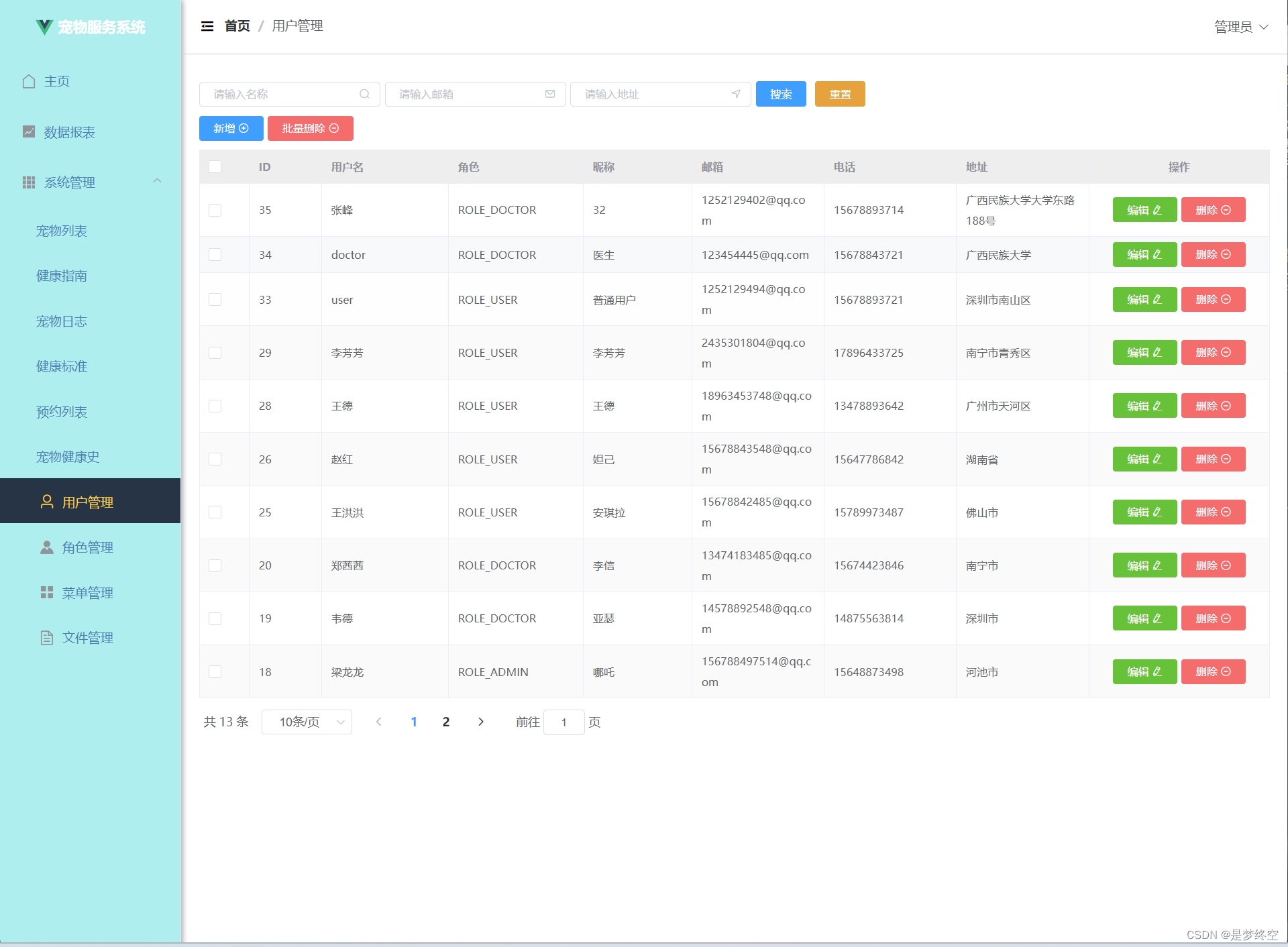 Java毕业设计086—基于springbootvue的宠物医院系统源代码数据库基于springbootvue宠物医院设计 Csdn博客