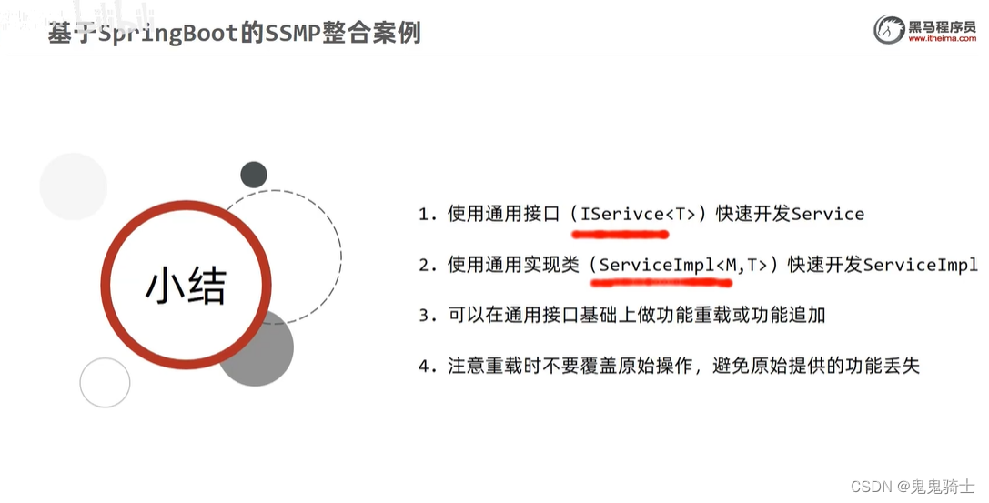 SpringBoot -基于SpringBoot的SSMP整合案例（三）- 业务层开发_springboot 集成smpp-CSDN博客