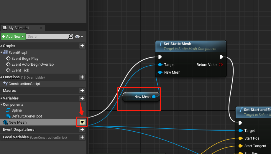 在UE4蓝图中利用样条线组件（Spline）生成道路_ue spline-CSDN博客