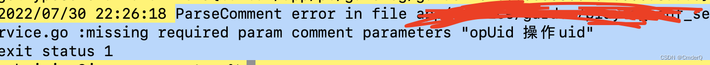 Golang swagger :missing required param comment parameters-CSDN博客
