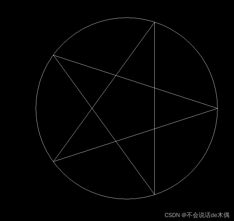 通过easyx图形库画出五角星圆内接五角星坐标 Csdn博客 