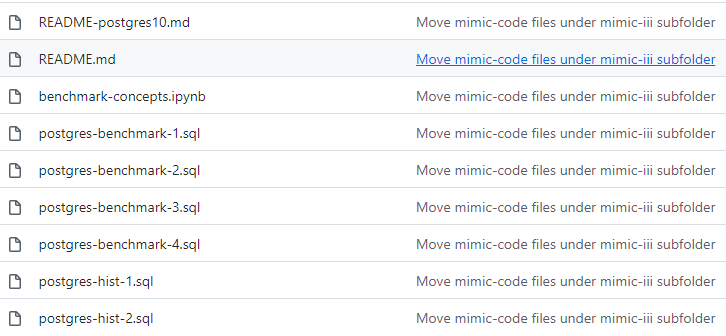 MIMIC-III代码结构和运行_google big query mimic-iii-CSDN博客