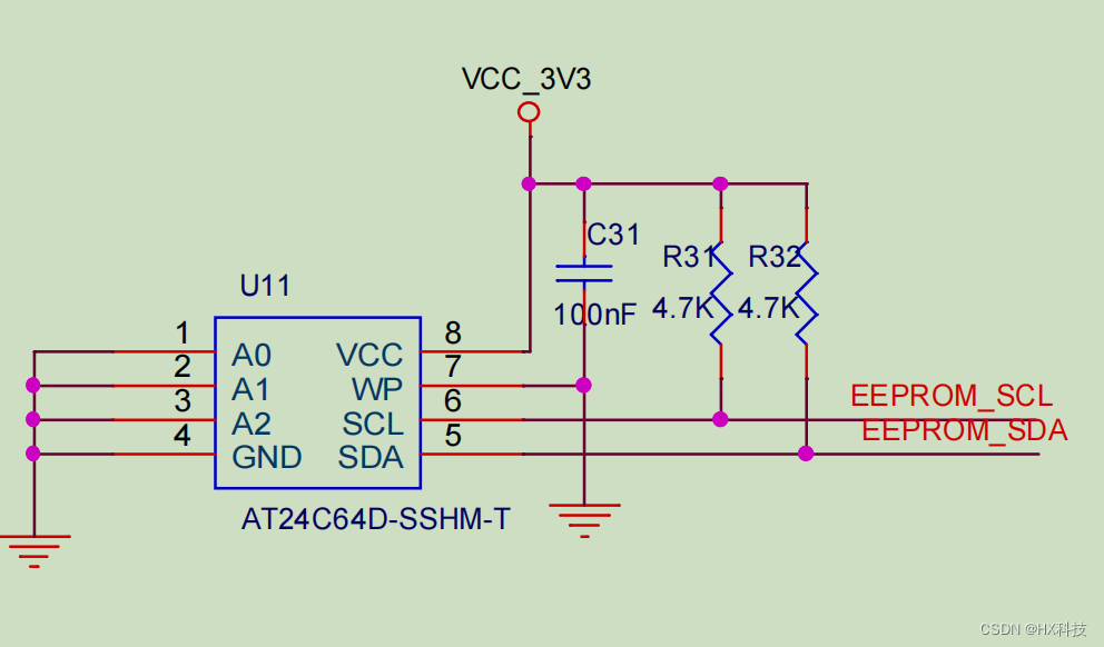 Stm32cubeiic读写eeprom24c64stm32 At24c64 Csdn博客