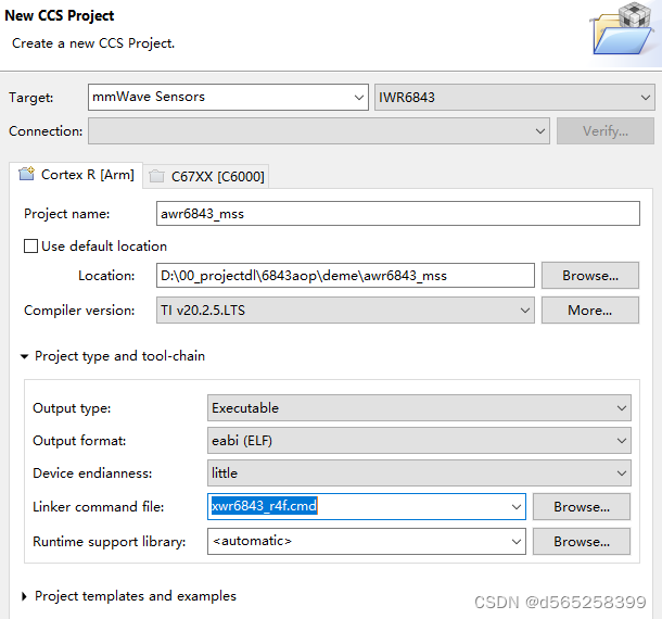 TI awr6843AOP配置（第一篇）_ti.platforms.c6x:iwr68xx:false:600-CSDN博客