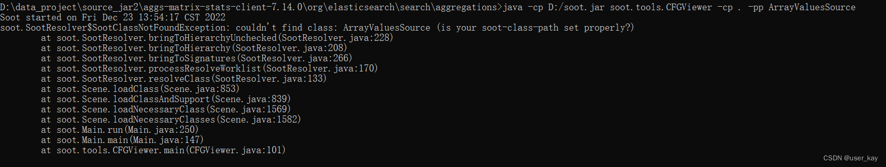 soot的配置以及常见问题的记录_soot class names not equal!-CSDN博客