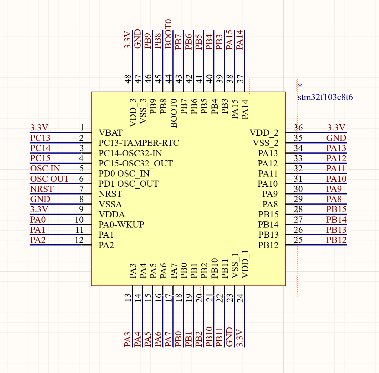 Altium Designer绘制STM32F103C8T6及SD卡模块原理图_stm32f103c8t6ad原理图-CSDN博客