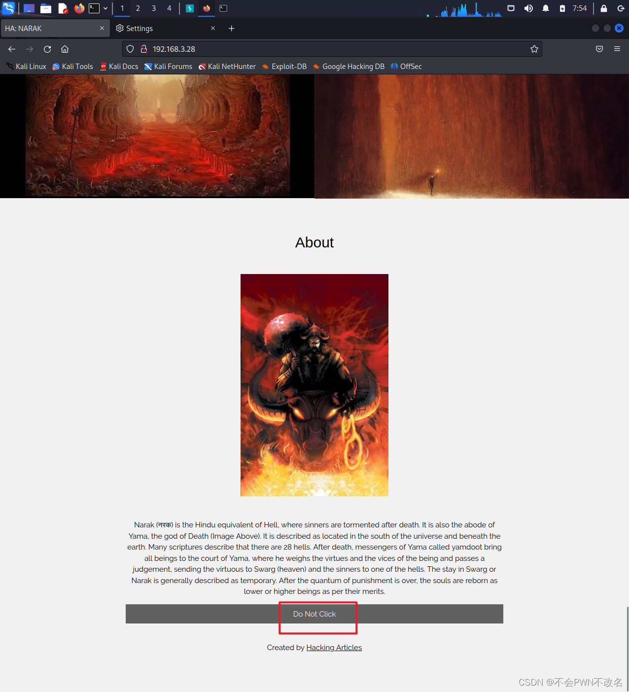 Vulnhub靶场随笔HA:Narak_ha-narak-CSDN博客