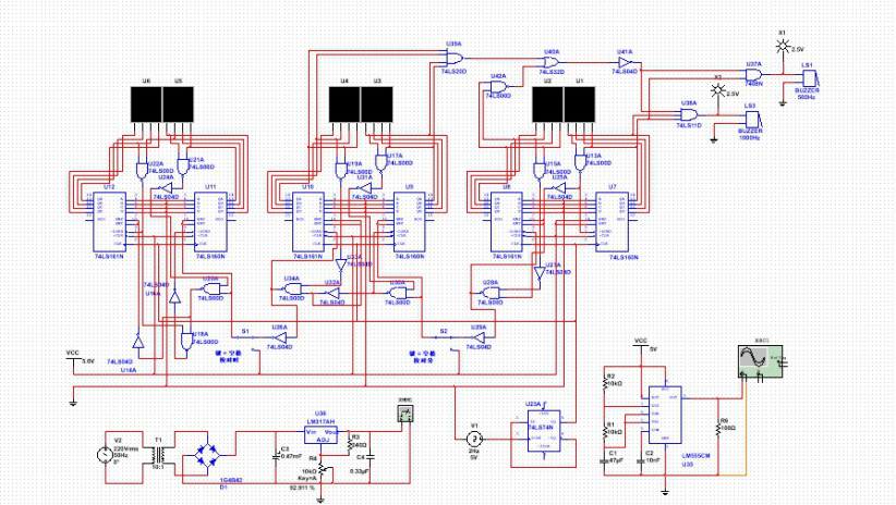 multisim模拟电子钟课设带视频报告下载_cd4060做1hz秒脉冲multisim-CSDN博客
