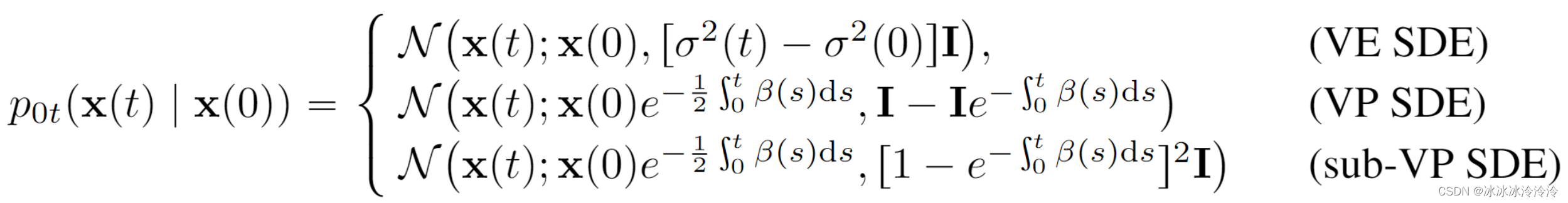 SCORE-BASED GENERATIVE MODELING THROUGH STOCHASTIC DIFFERENTIAL EQUATIONS 阅读笔记-CSDN博客