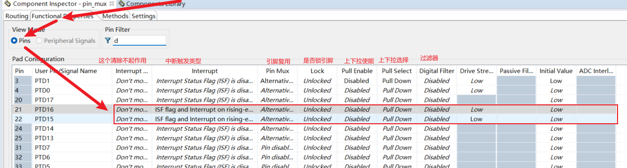 S32K144 Versión SDK: aplicación de interrupción de GPIO - programador clic