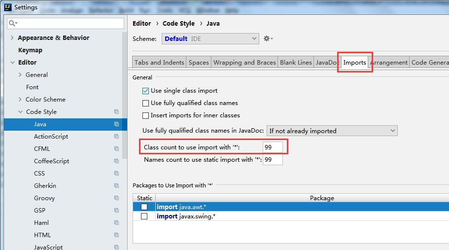 IDEA java关闭import导入多个包自动合并为星号*_idea java import 星-CSDN博客