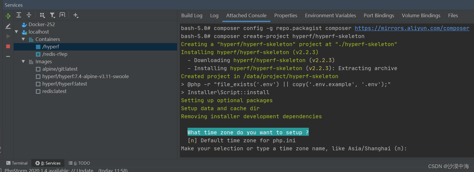 一步一步教你在windows电脑是使用phpstorm配置，连接docker desktop，以达到开发swoole框架 hyperf的效果的 ...