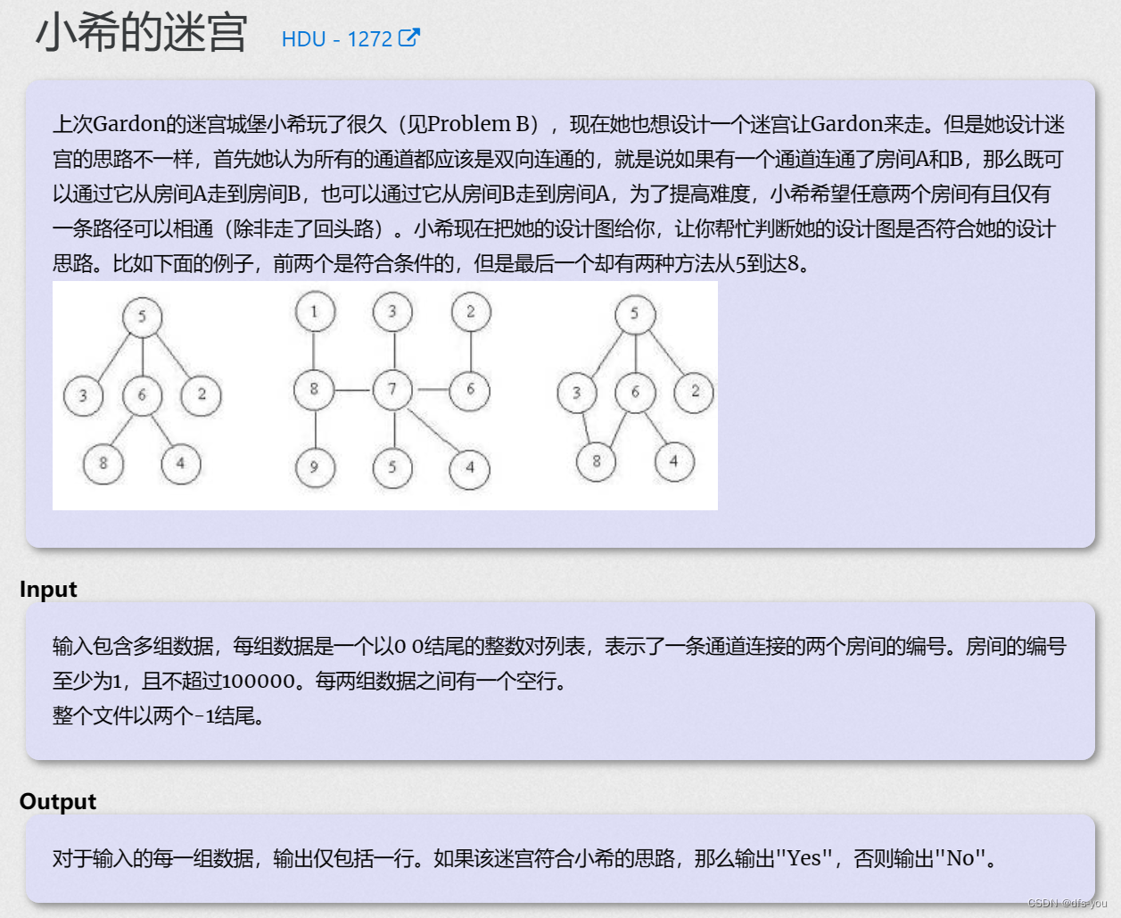 hduoj1271--小希的迷宫（并查集板子题）_hdu oj 迷宫相关的题目-CSDN博客