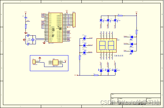 Four -channel traffic lights based on 51 single -chip microcomputer ...