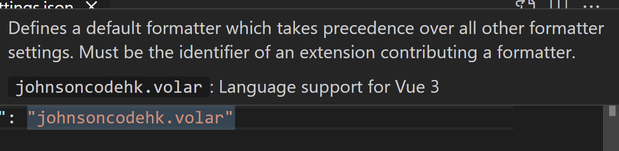 vscode 配置保存后自动格式化【.vscode、volar、vue3】_vscode vue3 保存自动格式化代码-CSDN博客