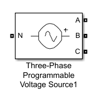 matlab/simulink电力电子仿真三相可编程电压源three phase programmable voltage source的设置与使用_three-phase ...