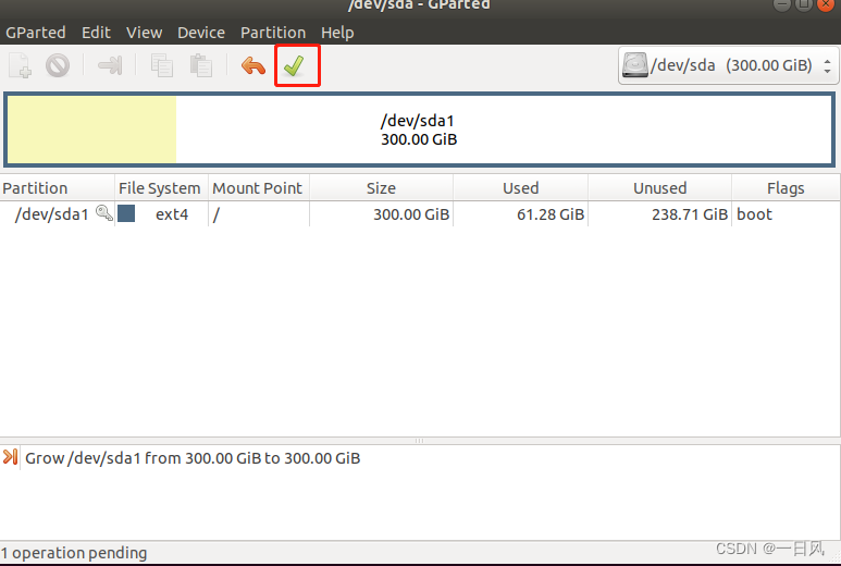 ubuntu对sda1扩容_ubuntu gparted sda1扩容-CSDN博客