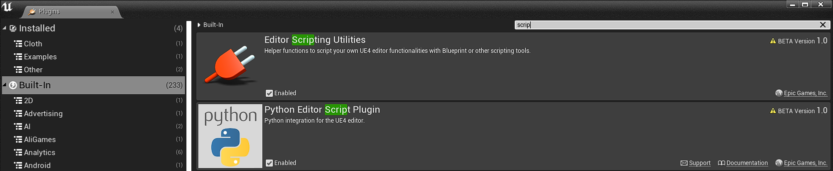 UE4/虚幻4 运行脚本【python script commandlet looks like a commandlet but we could not find the class】问题 ...