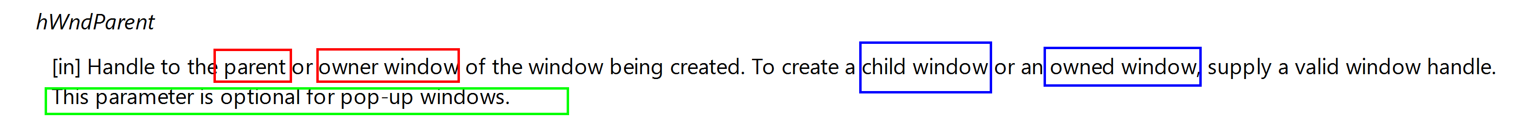 顶级(top-level window)窗口，被拥有窗口(owned window)，子窗口(child window) 与WS_POPUP ...